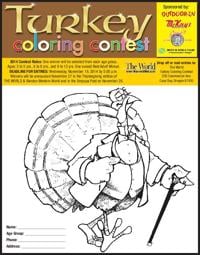 Color a turkey for annual Thanksgiving contest | Local News ...