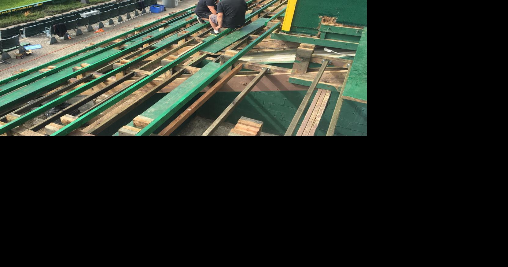 Clyde Allen Field grandstands get new seating | Local Sports ...