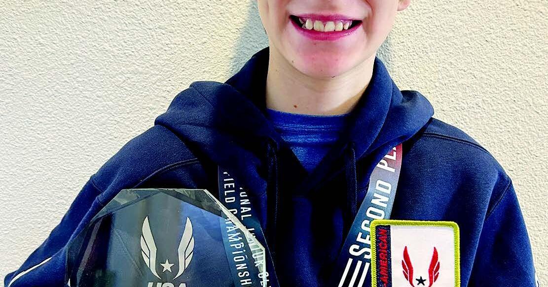 Vinyard receives USATF state age-group award | Sports | theworldlink.com