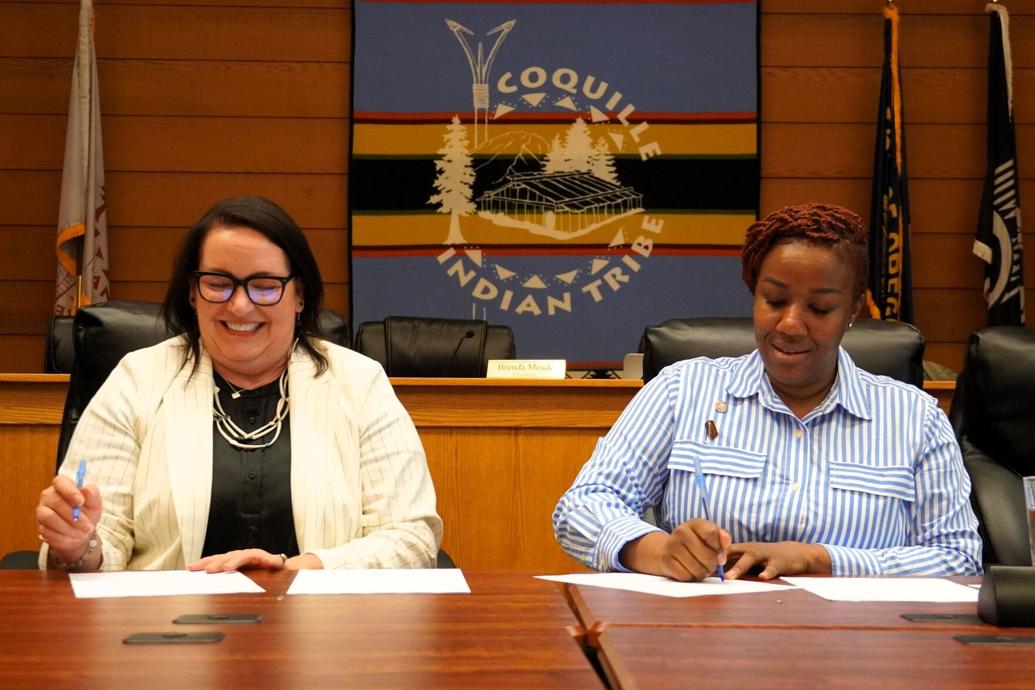 Agreement signed with Coquille Indian Tribe to assist tribal veterans ...