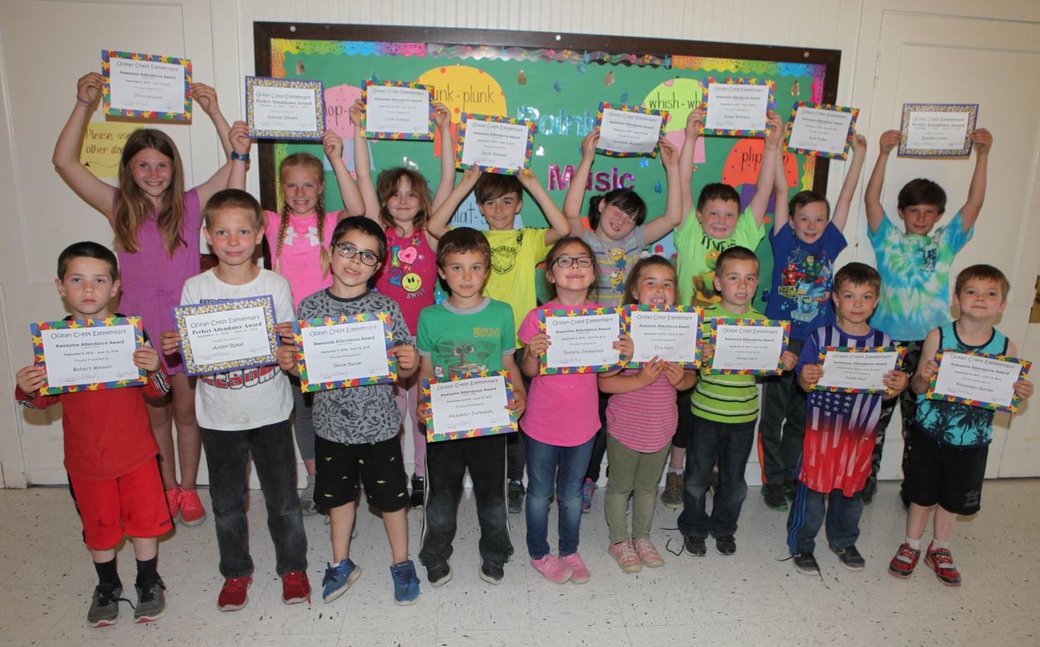Ocean Crest students awarded for 'Awesome Attendance' | Bandon News ...