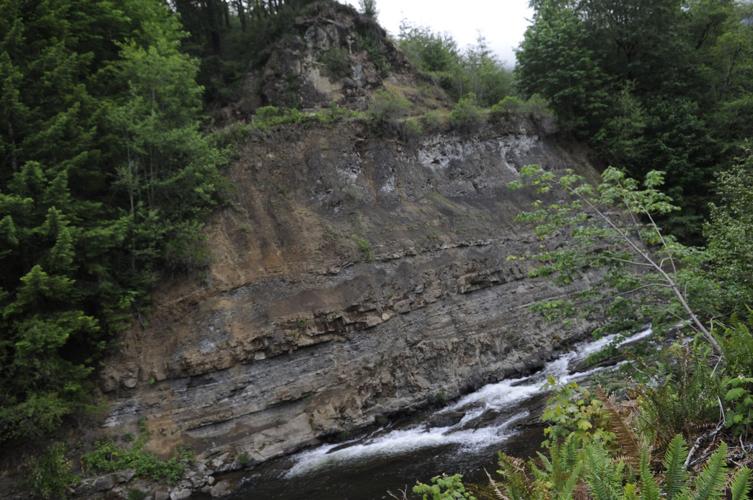 Second set of bridge beams installed in East Fork Millicoma River ...