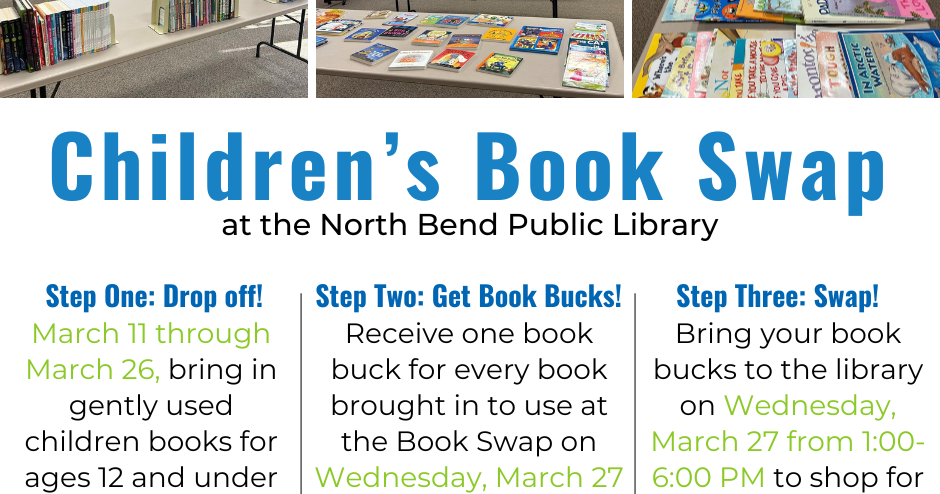 Upcoming children’s book swap at the North Bend Public Library | Local ...