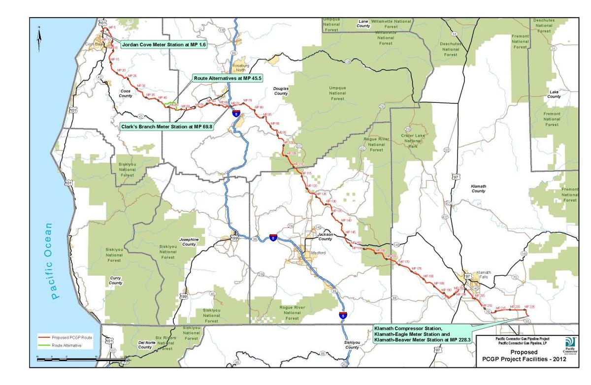 FERC shoots down Blue Ridge alternative for Pacific Connector pipeline ...