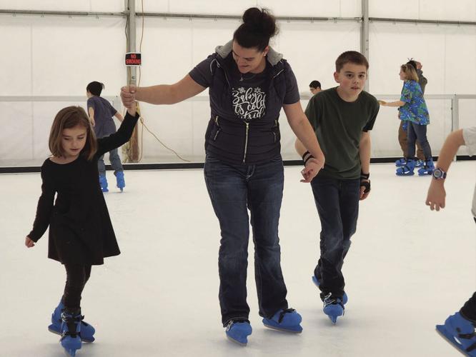 Photos: Ringing in the new year on ice | Local News | theworldlink.com