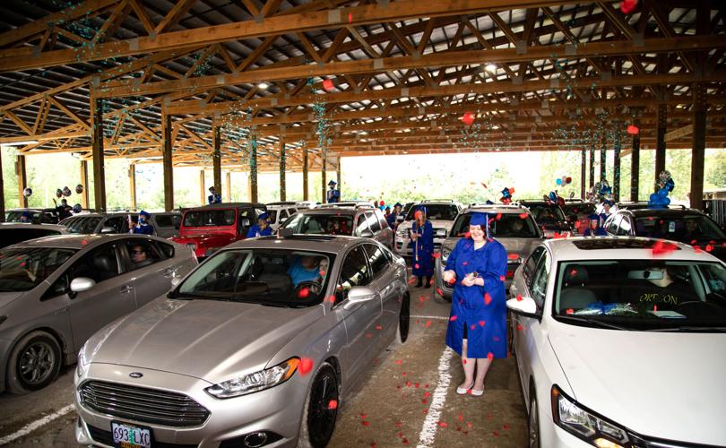 Myrtle Point High School celebrates Class of 2020 with drive-in ...