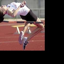 Alison Worthen practices the high jump Wednesday during the Pre Track ...