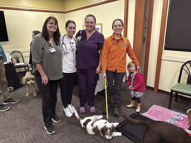First Responder Therapy Dogs visit Bay Area Hospital | Local News ...