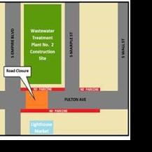 Curb and gutter installation causes temporary road closure along Fulton ...