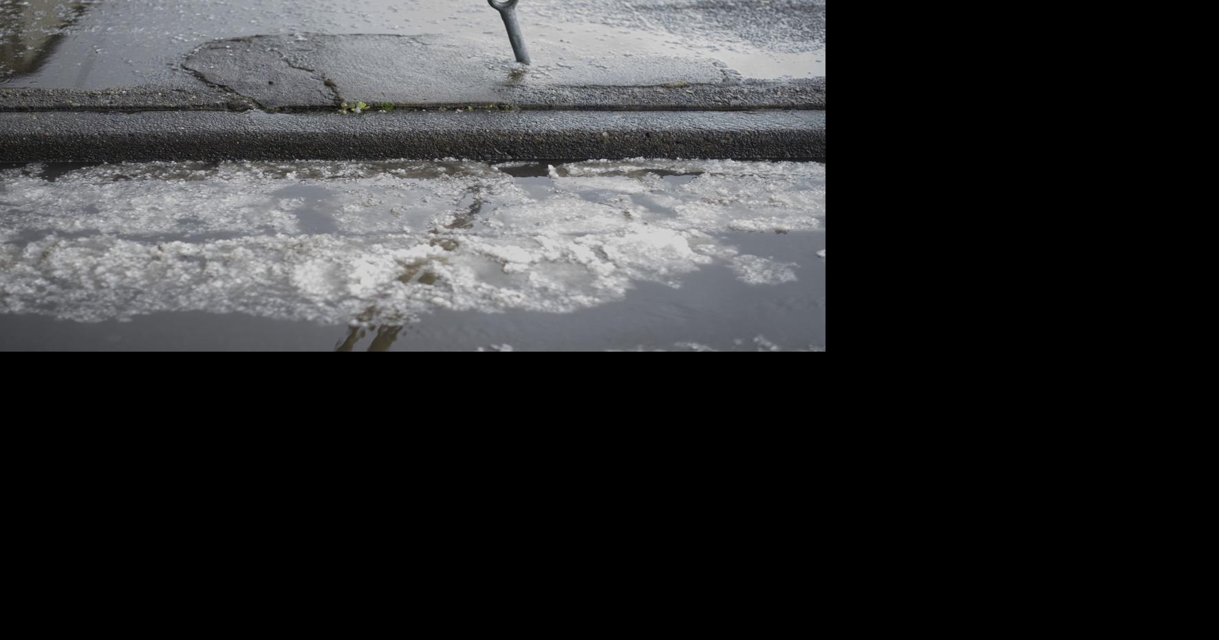 Update: Freezing rain, hail, snow cover the South Coast | Local News ...