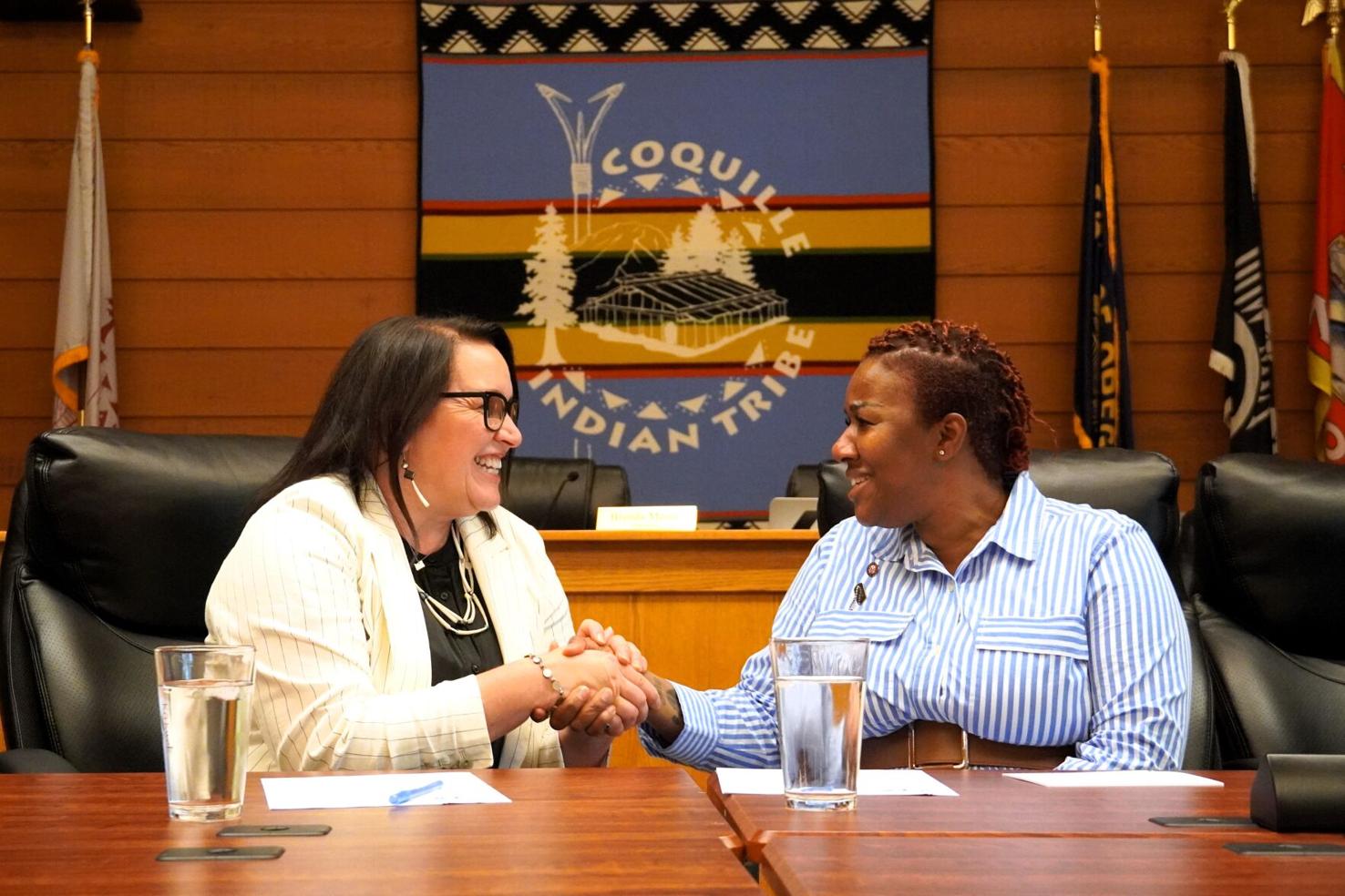 Agreement signed with Coquille Indian Tribe to assist tribal veterans ...