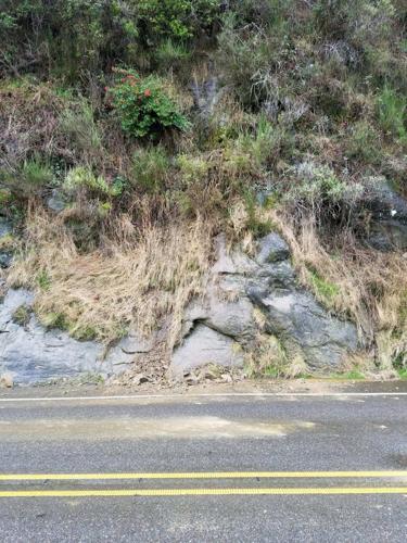 Heavy rains cause rock slide on U.S. Highway 101 north of Gardiner ...