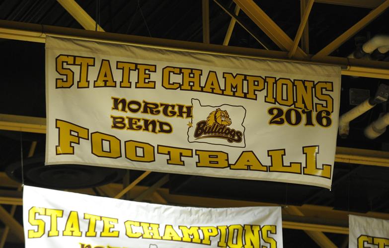 North Bend High School celebrates football championship | Photo ...