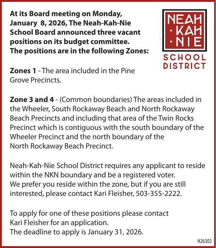 If you are a voter in the Tillamook Fire District or Bay City, do you ...