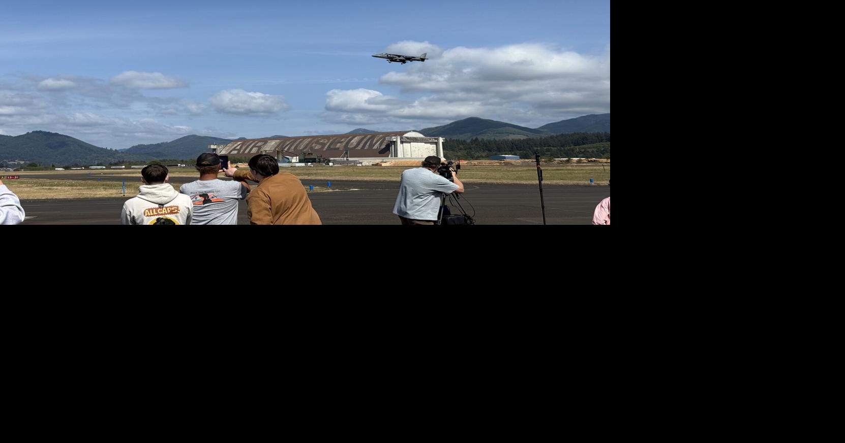 Harrier lands in Tillamook | News | tillamookheadlightherald.com