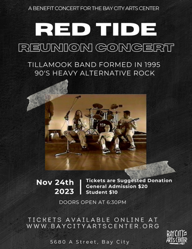 Red Tide reunion concert brings 90s alternative rock back to Tillamook ...