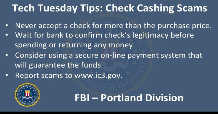 Tech Tuesday: Building a Digital Defense Against Check Cashing Scams ...