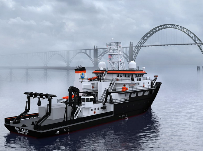 Ship Launch: OSU-led construction of new U.S. oceanographic research ...