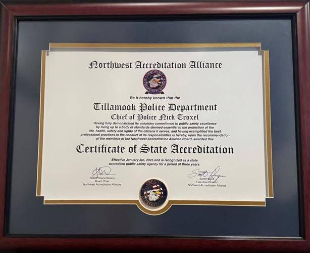 TPD Receives Law Enforcement Accreditation from Northwest Accreditation ...