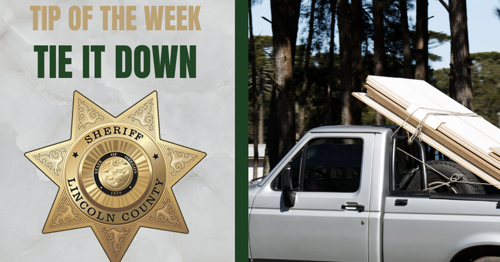 Sheriff's Tip of the Week: Tie it down | News ...