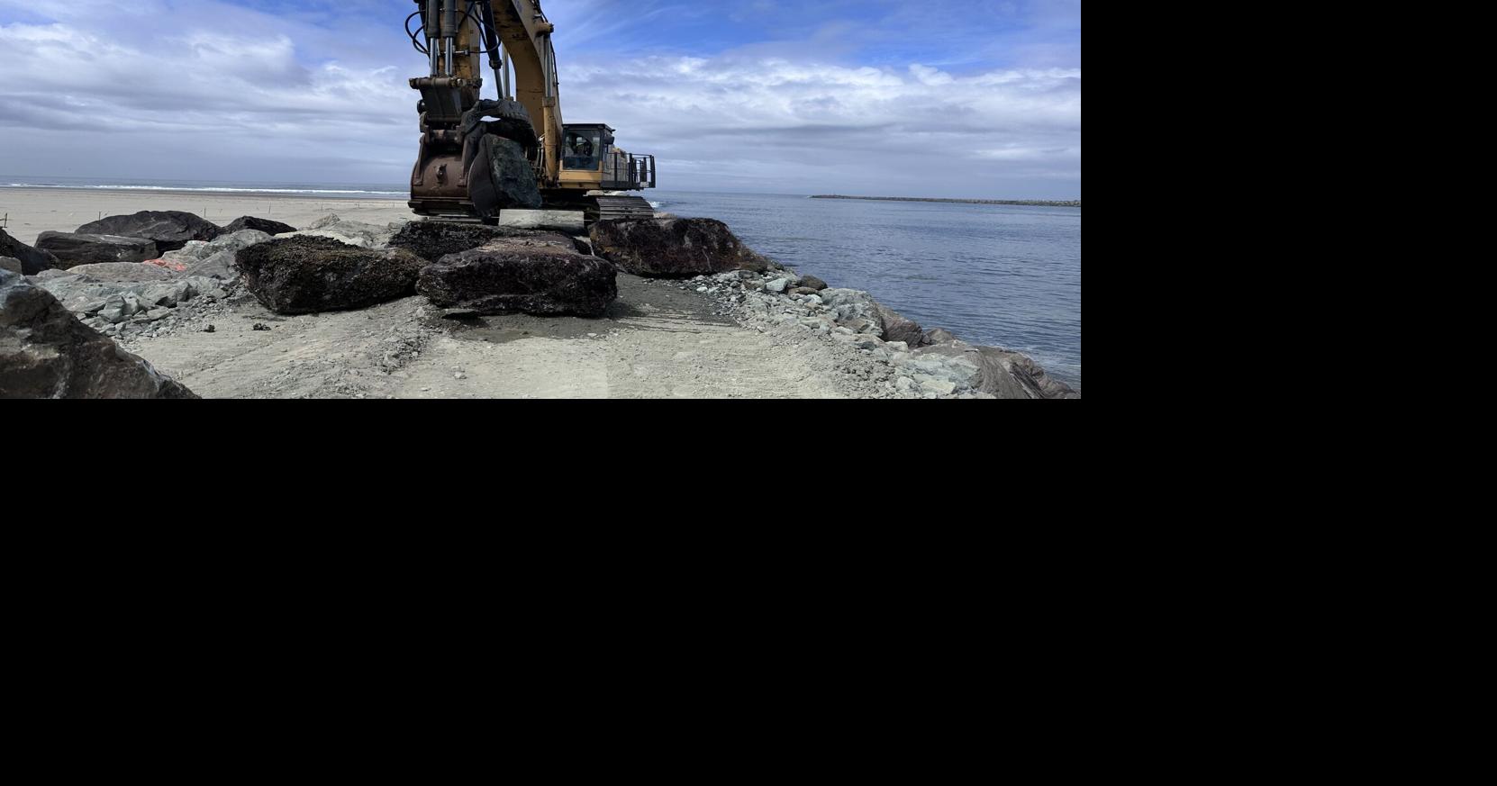 South jetty repair work ahead of schedule | News ...
