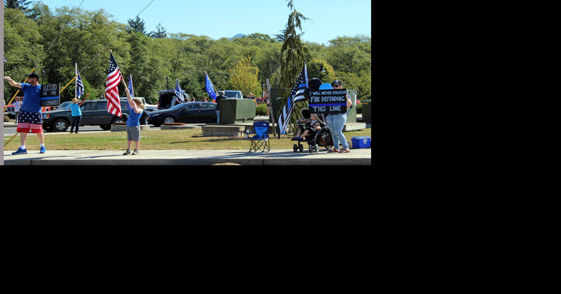 Back the Blue rally takes place, third rally scheduled for September ...