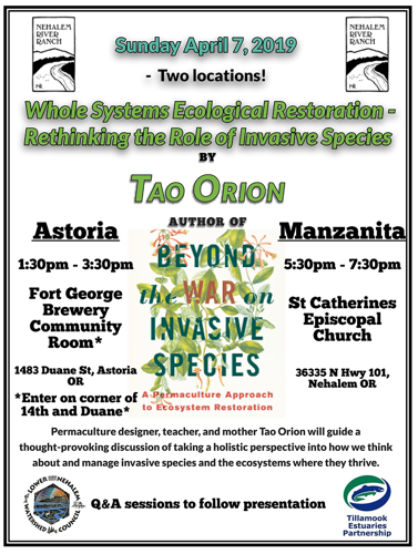Book talk and "Eat The Invaders" dinner | Community ...