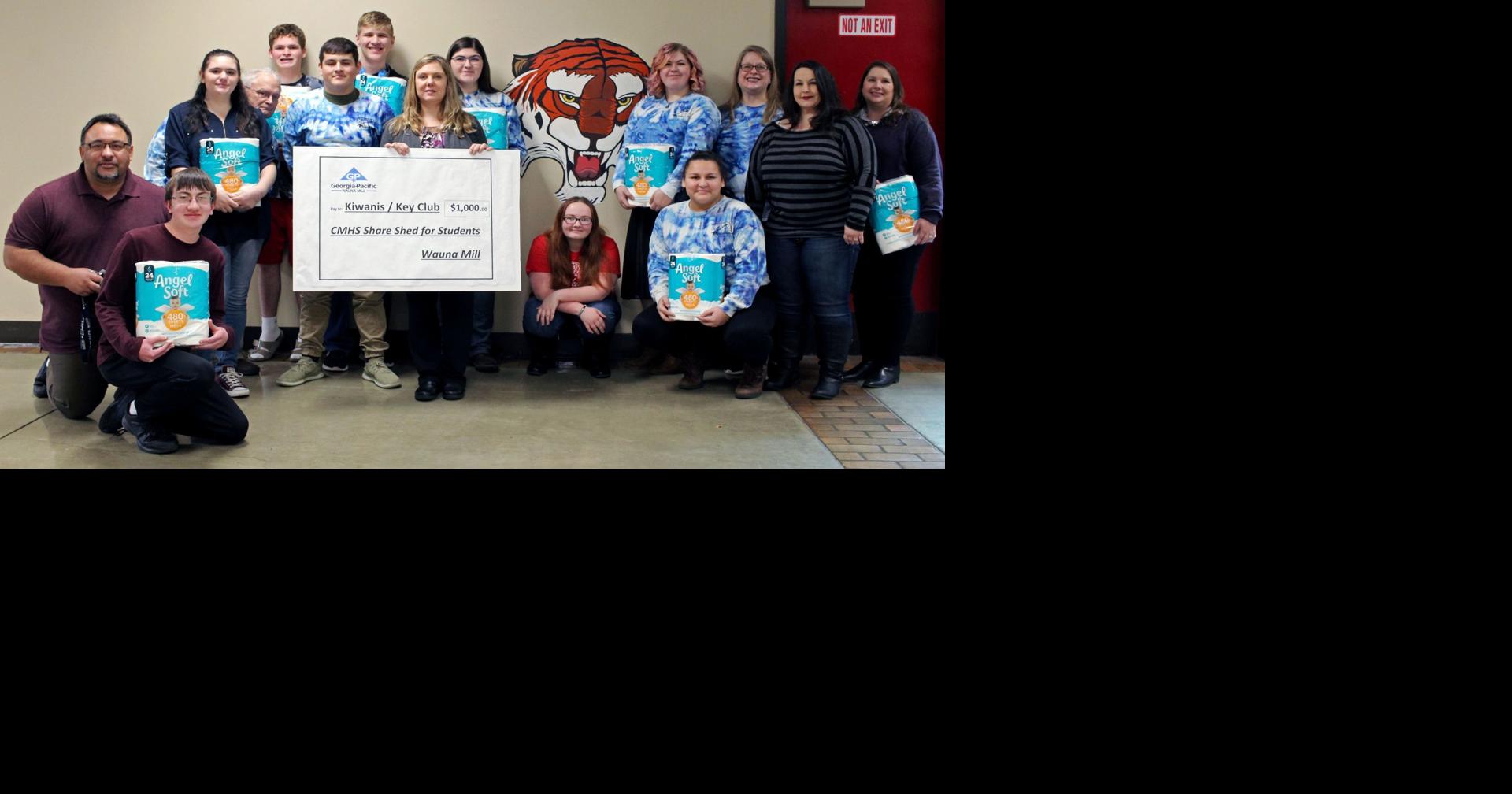 Key Club opens Share Shed with Wauna Mill donation | Community ...