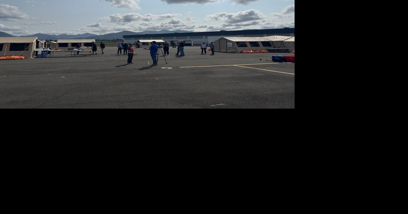 Emergency assembly point drill held at Tillamook Airport | News ...