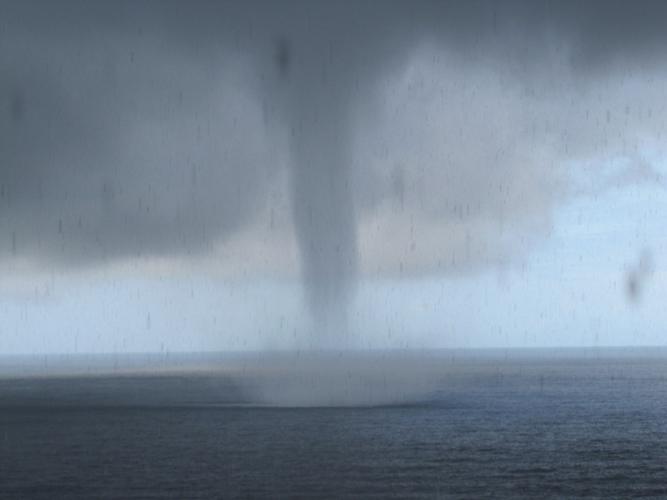 ocean tornado today