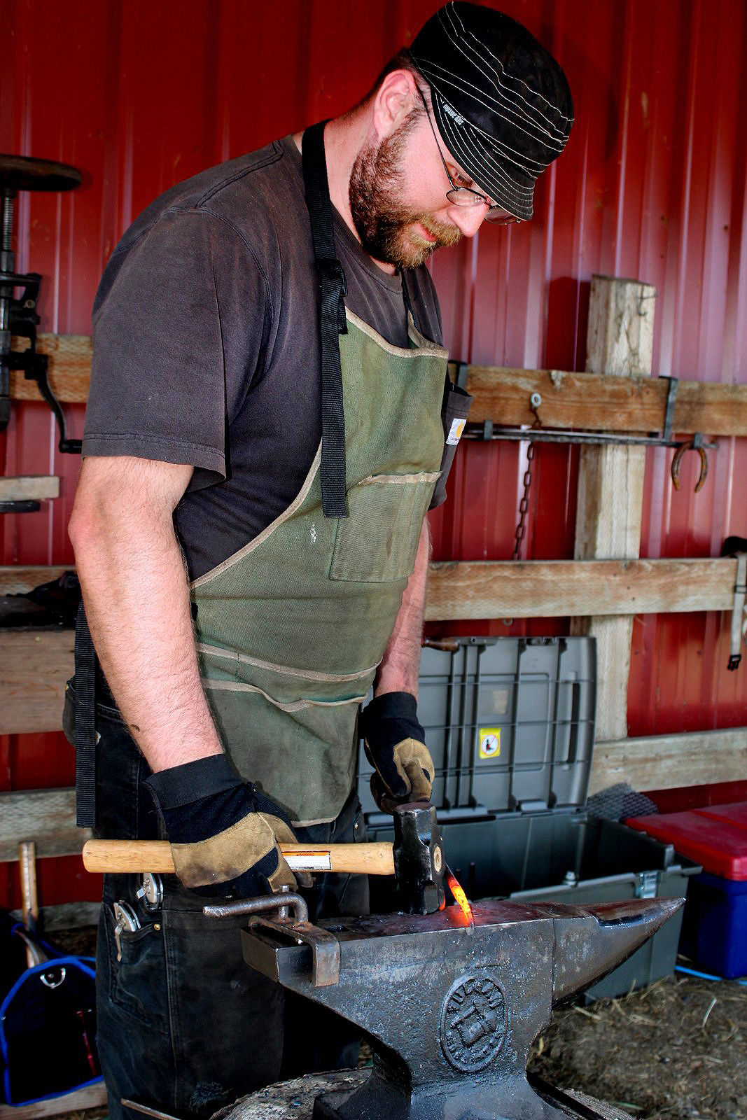 Blacksmiths pound out interest over Old Iron Show forge | Community ...