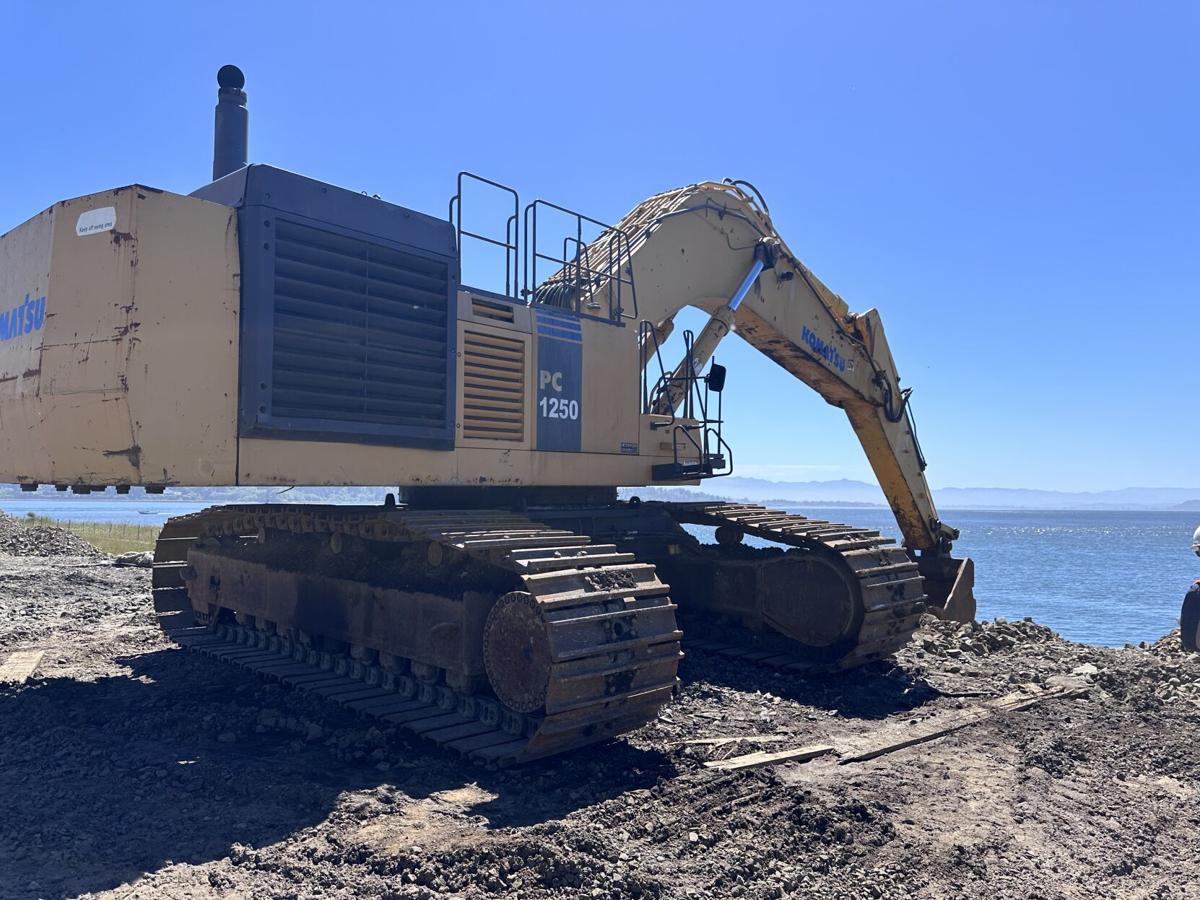 rock jetty construction