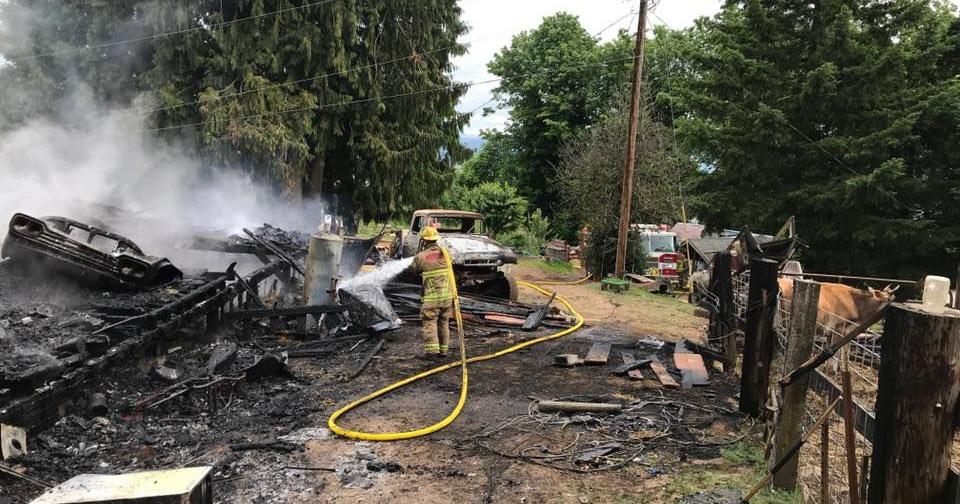 STRUCTURE FIRE: Blaze on Dike Road in Rainier | News ...
