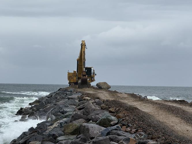 Jetty work on track for fall completion | News ...