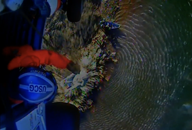 Coast Guard Rescues Man From Boat Near Cloverdale Or With Video