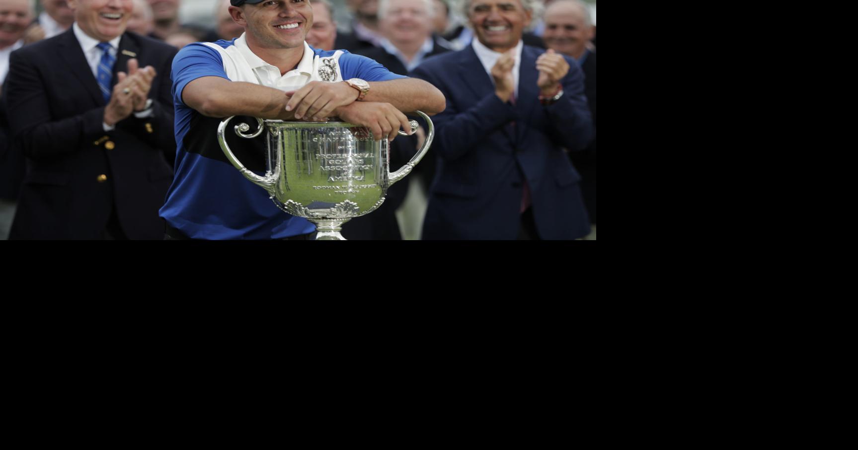 A year ago today, in pictures: Koepka holds on to win Wanamaker Trophy ...