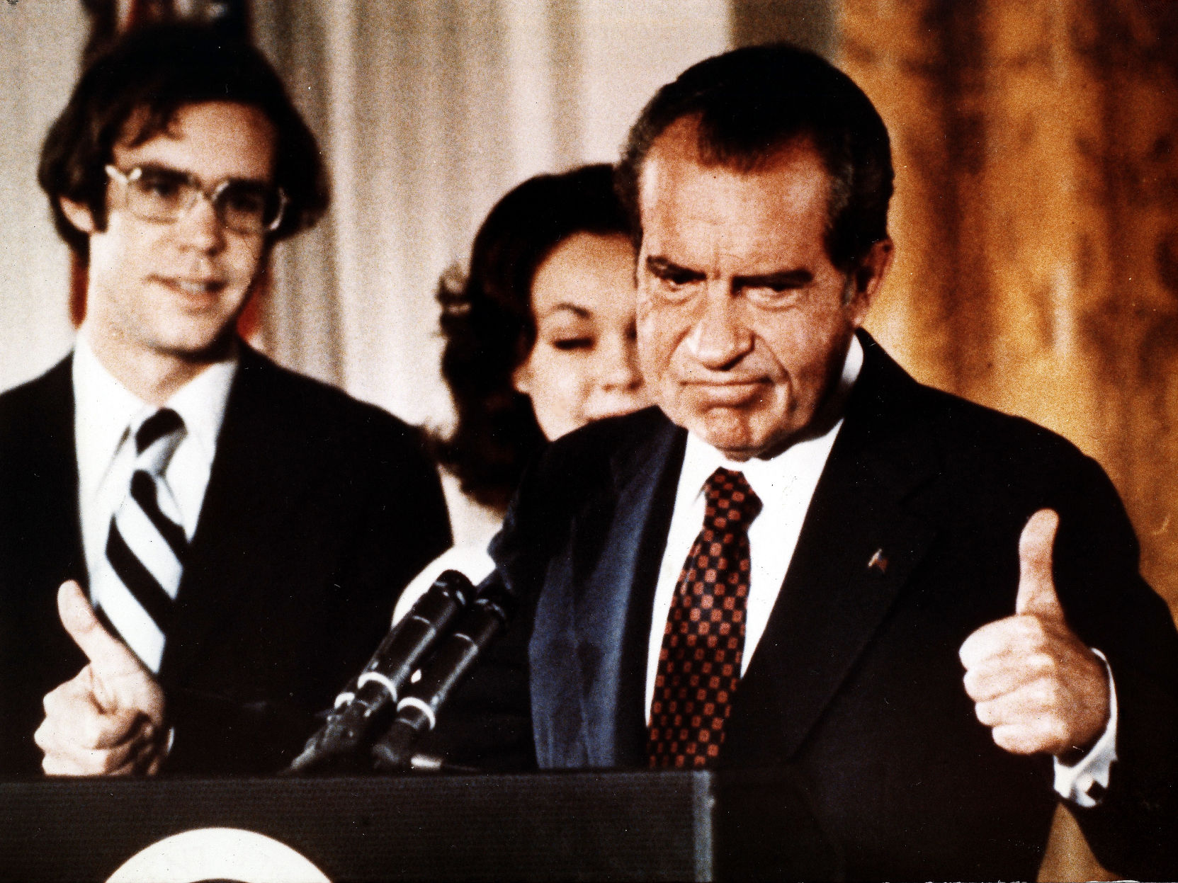 Photos: Anniversary of Nixon resigning from office | Archives ...