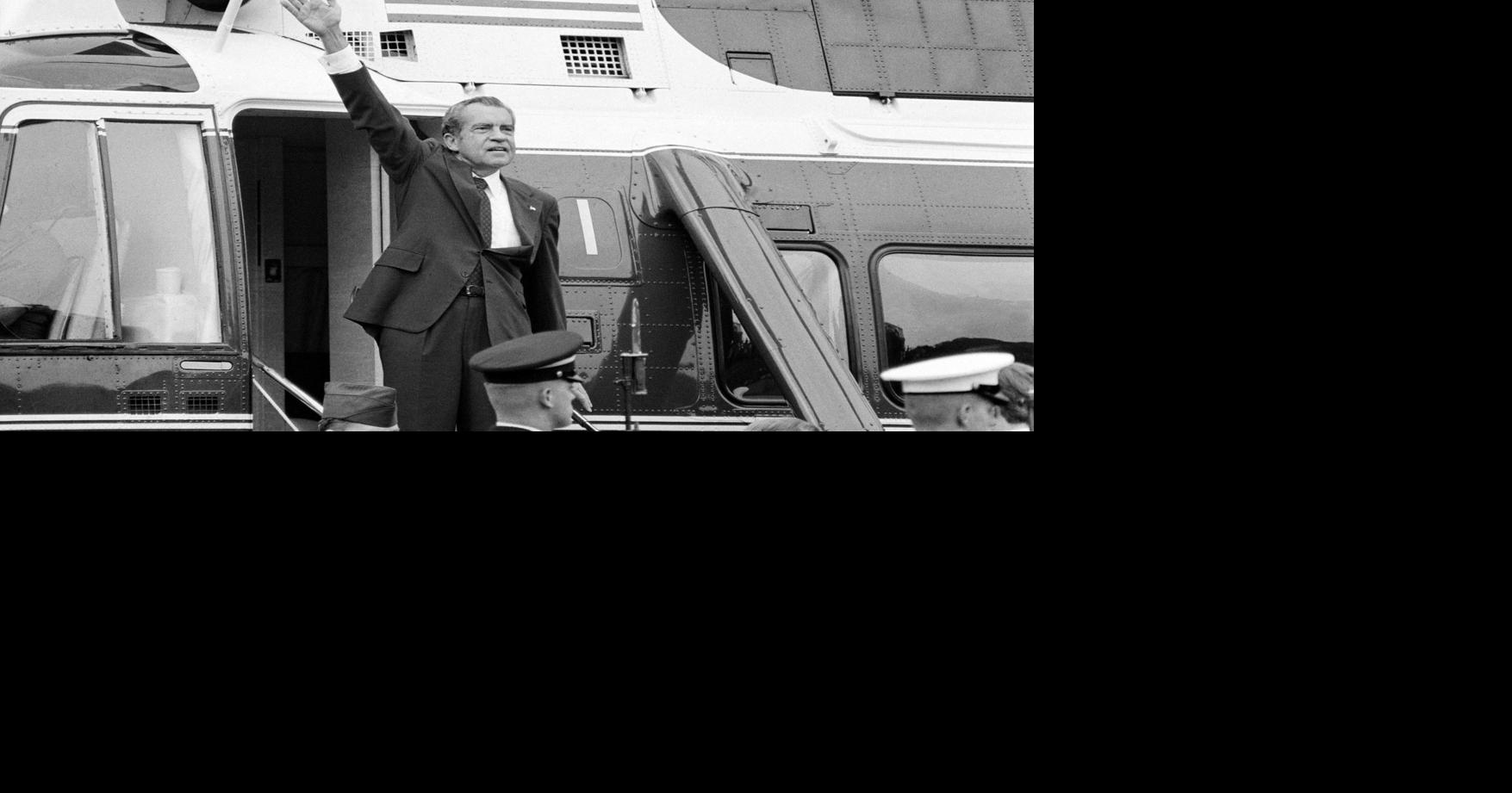 Photos: Anniversary of Nixon resigning from office | Archives ...
