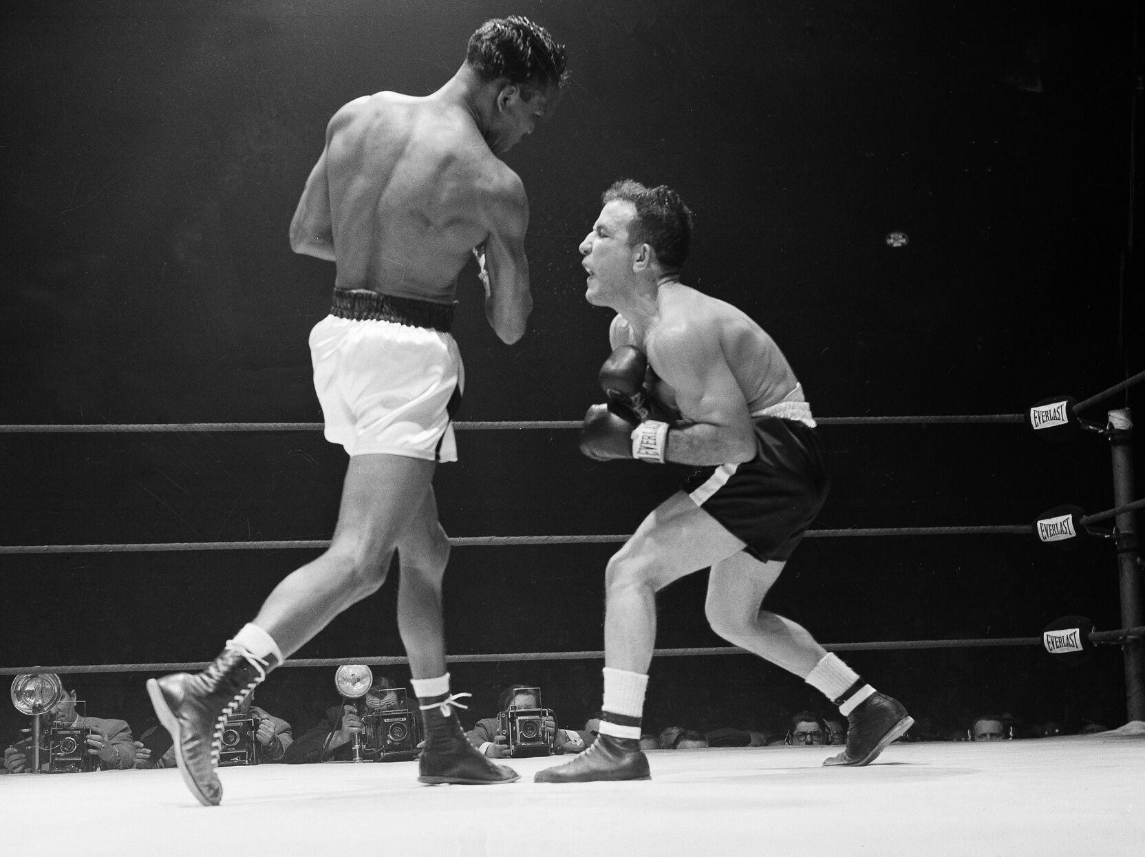 Today in sports history: Sugar Ray Robinson beats Jake LaMotta to win ...