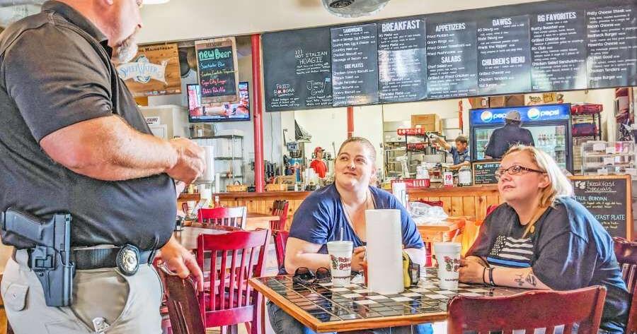 NPD, Redneck Gourmet host Coffee With A Cop | Local News | times-herald.com