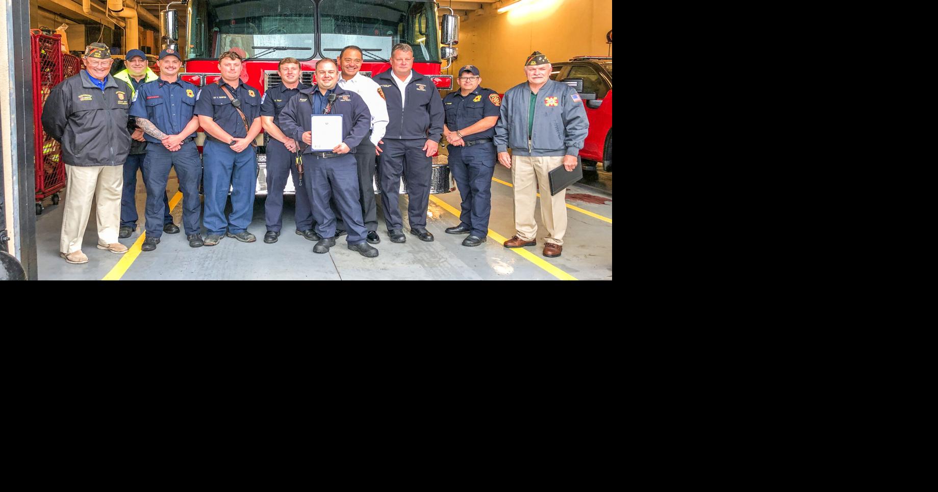 Firefighter Kyle Allen named VFW Post 2667 Firefighter of the Year ...