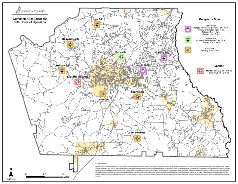 Coweta County announces changes to compactor and recycling centers ...