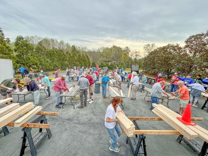 Volunteers build beds, hope for local children in need | News | times ...