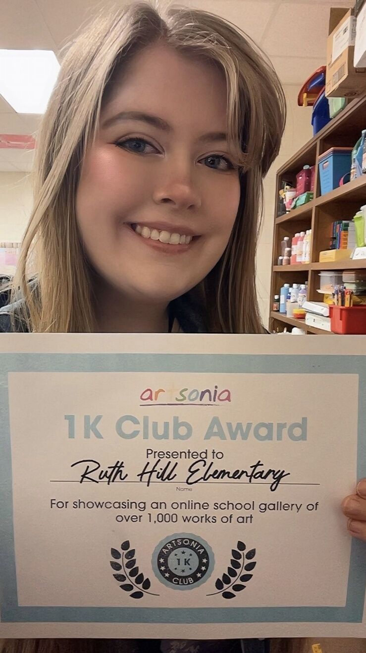 Ruth Hill art teacher builds 1,000-piece student gallery online | News ...