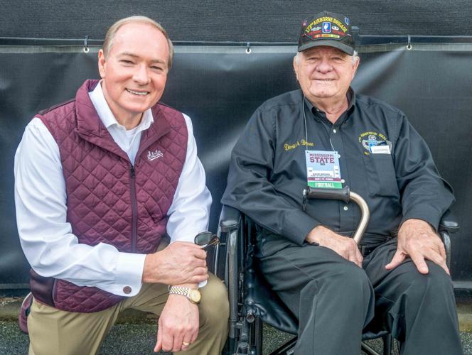 Newnan veteran honored during Mississippi State Veterans Day game ...