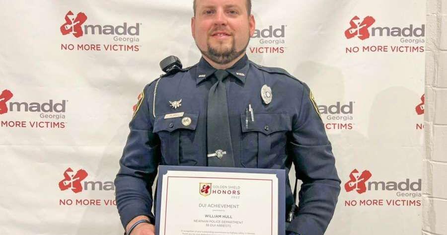 Newnan officer recognized for DUI enforcement | | times-herald.com