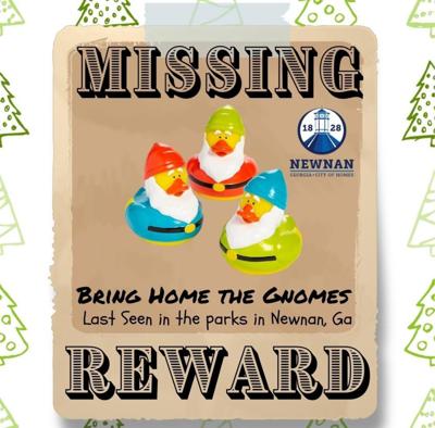 Help bring home the gnomes: Last seen in the parks of Newnan | Arts ...