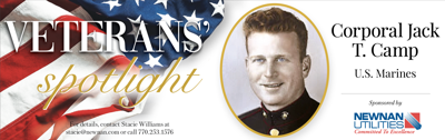 Veterans' Spotlight: Corporal Jack T. Camp | News | times-herald.com