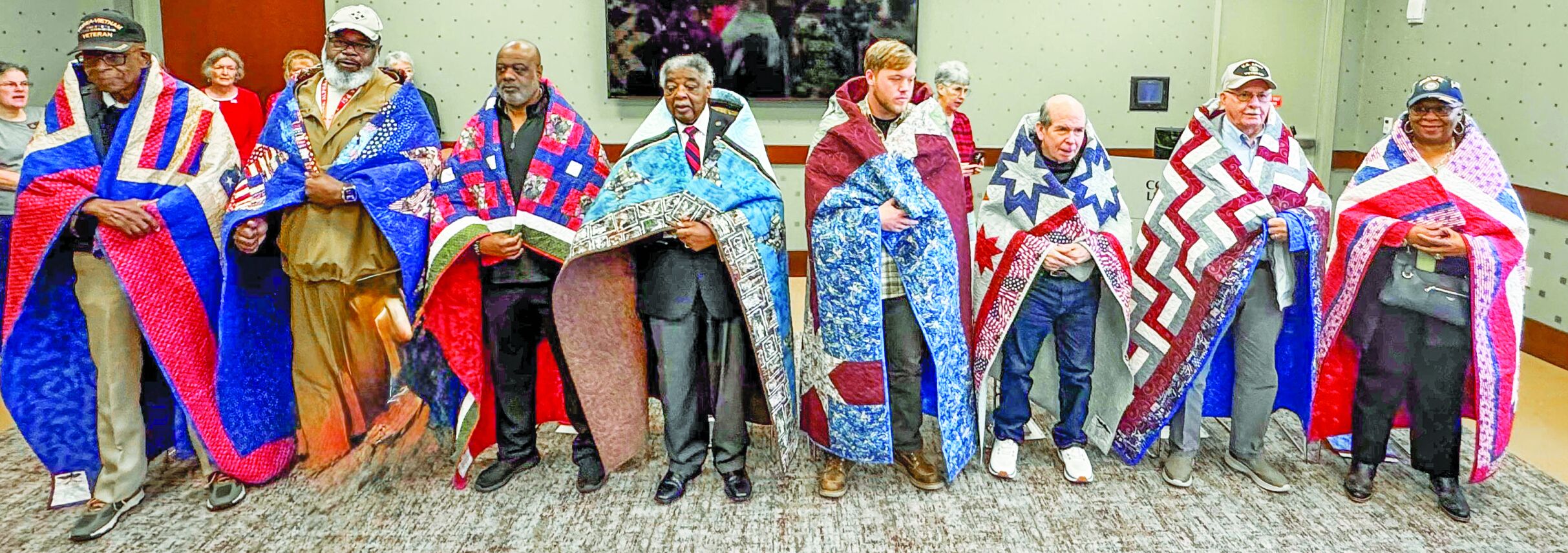 Local Veterans honored with Quilts of Valor at Newnan Central Library ...
