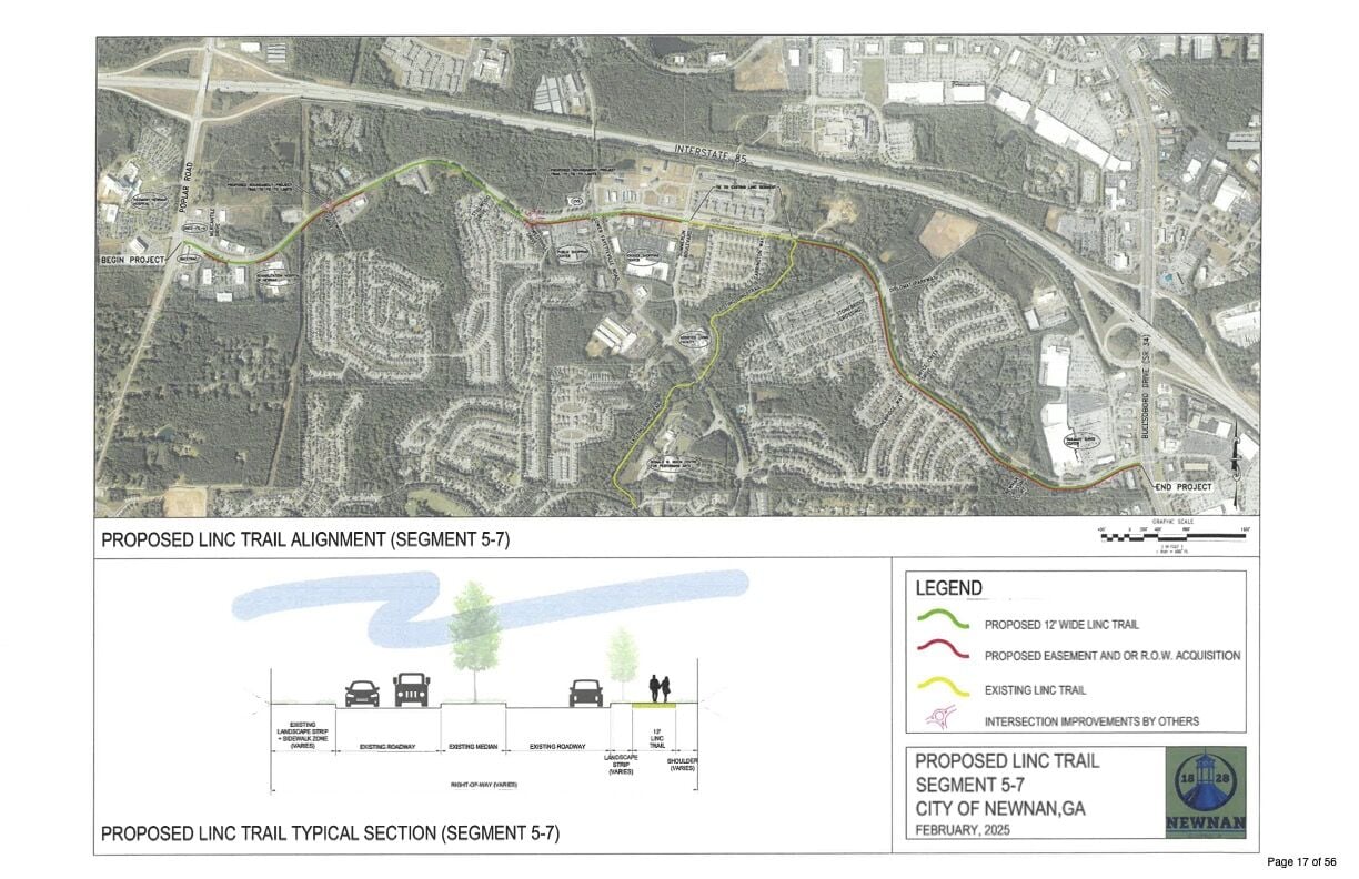 Newnan secures grant to advance next LINC trail segment | News | times ...